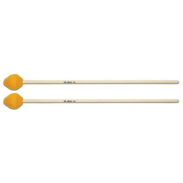 VIC FIRTH VIC-M3 American Custom Keyboard MEDIUM YELLOW YARN M3 マレット  マリンバ、ビブラフォン、シロフォン、グロッケン用にベーシックなモデルを揃えたシリーズ。 ラタンと比べ...