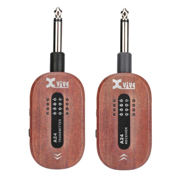 Xvive エックスバイブ XV-A24 #MH A24 Guitar Wireless System Mahogany ギター用ワイヤレスシステム  よりクリア、より安定。シン・ワイヤレス「A24」  Xviveのギターワイヤレスシステム...