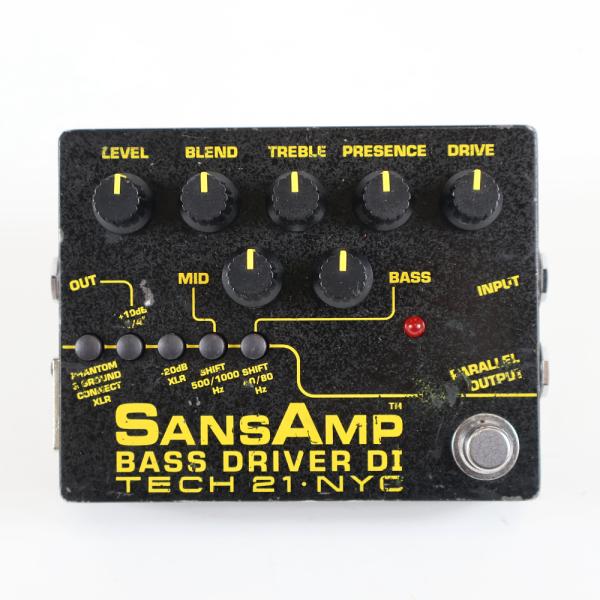 【中古】サンズアンプ ベースドライバーDI TECH21 SansAmp BASS DRIVER DI V2 BK ベース用DI プリアンプ  TECH21 SansAmp BASS DRIVER DI V2 BK の中古品です。  使用感...