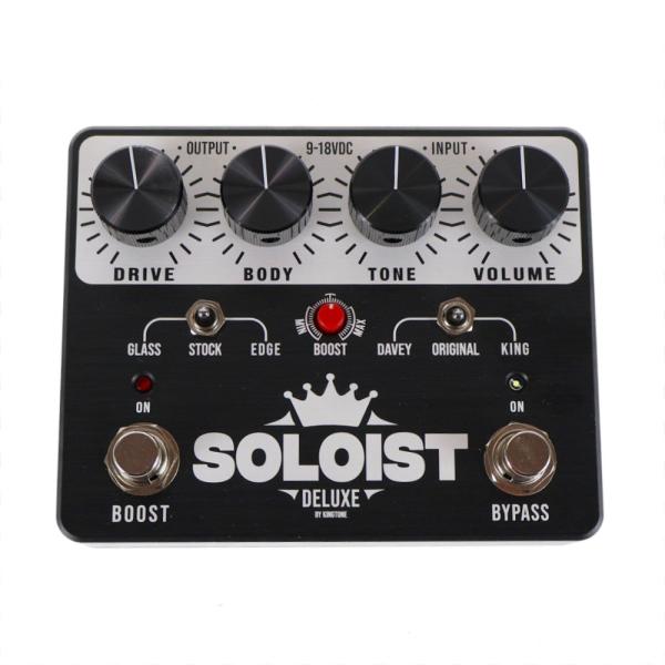 KING TONE GUITAR Soloist Deluxe ギターエフェクター  KingToneのフラッグシップモデル\”Duellist\”のサイドAを取り出したモデル\”Soloist\”に究極系のアレンジを施して、\”Soloi...