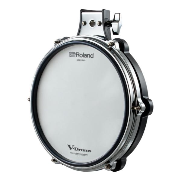 ROLAND PD-10P V-Pad V-Drumパッド ローランド Vドラムパッド 10インチ クロームフープ  プレイアビリティがさらに向上した次世代のスネア／タム・パッド  次世代の10インチ・スネア／タム・パッド PD-10Pは、...