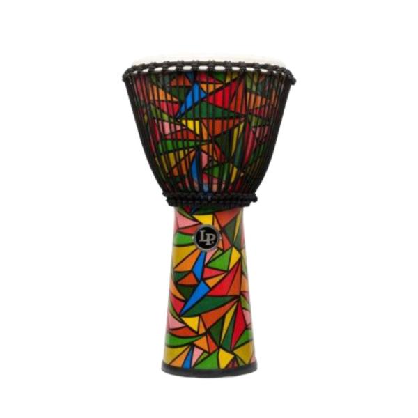 LP LP7006 World Beat Djembe Series 11インチ ジャンベ  Rope-Tuned Djembe  軽量で音が出しやすく、耐久性と耐候性に優れている軽量 合成シェルで明るくクリアなスラップ音と深く豊かな低音を...
