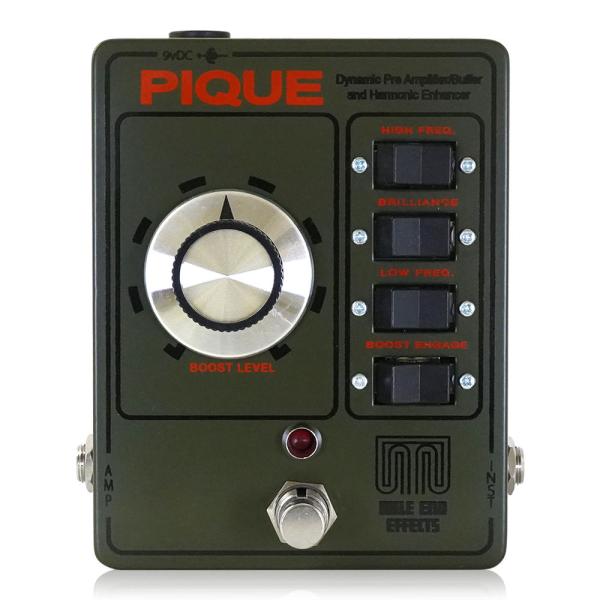 Mile End Effects PIQUE プリアンプ ギターエフェクター  マイルエンドエフェクツ / ピケ  Mile End Effects PIQUEは、PREAMP 150の設計を拡張したものです。PREAMP 150と同様にR...