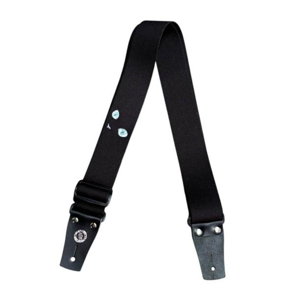 Grande uomo グランデウオモ TENDER STRAP TS-2 AC ねこ ラリマー ギターストラップ  本体に柔らかくて肩への馴染みの良いアクリル製のベルトを使用したストラップです。  剣先の革はしっかりとした本革を使う事によ...