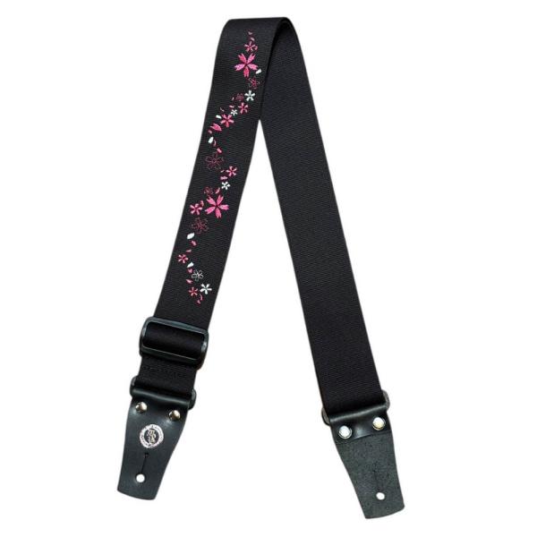 Grande uomo グランデウオモ TENDER STRAP TS-2 AC 紅桜 ギターストラップ  本体に柔らかくて肩への馴染みの良いアクリル製のベルトを使用したストラップです。  剣先の革はしっかりとした本革を使う事により、強度も...