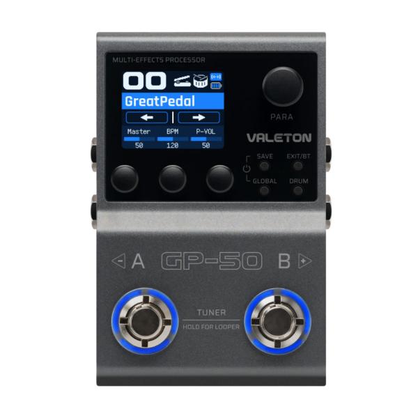 VALETON ヴェイルトン GP-50 マルチエフェクター  次世代のポータブル・ギア Toneと携帯性、その完璧な「スイートスポット」を見つけるのは簡単ではありません。しかしGP 50は、その常識を覆します。  大ヒットモデル GP 5...