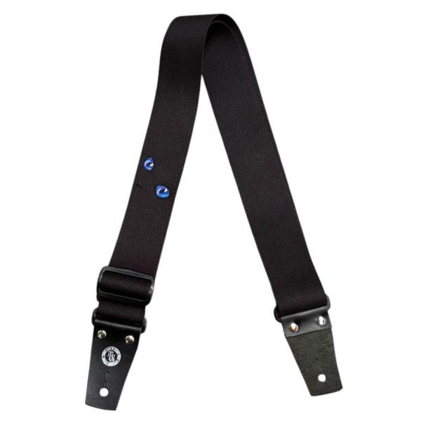 Grande uomo グランデウオモ TENDER STRAP TS-2 AC ねこ サファイア 9月 ギターストラップ  本体に柔らかくて肩への馴染みの良いアクリル製のベルトを使用したストラップです。  剣先の革はしっかりとした本革を使...