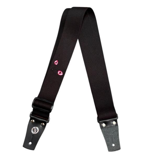 Grande uomo グランデウオモ TENDER STRAP TS-2 AC ねこ ルビー 7月 ギターストラップ  本体に柔らかくて肩への馴染みの良いアクリル製のベルトを使用したストラップです。  剣先の革はしっかりとした本革を使う事...
