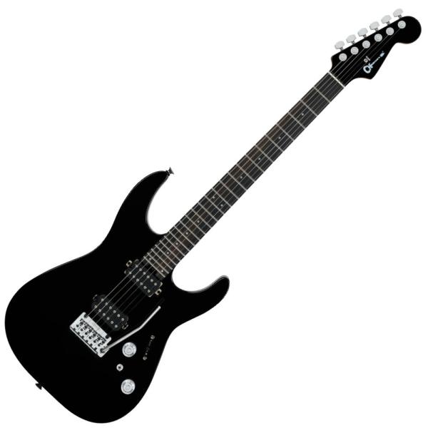 Charvel シャーベル Pro-Mod Plus DK24 HH 2PT EB Ebony Fingerboard - Raven Black エレキギター  Pro-Mod Plus Dinky DK24 2PTは、滑らかなDinky...