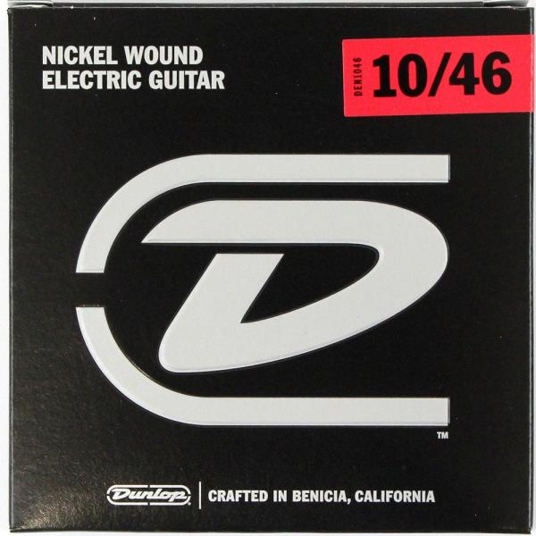JIM DUNLOP DEN1046 Medium エレキギター弦です。歯切れのよい高音。よりアグレッシブな中音。明確な低音。それらを今までにないコンビネーションで、Dunlop Strings は独自の音色を実現。高音から低音までが、共鳴...