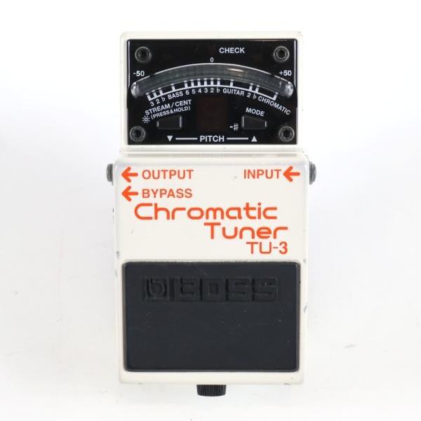 【中古】 クロマチックチューナー BOSS TU-3 Chromatic Tuner  BOSS TU-3 Chromatic Tuner の中古品です。  使用感のあるコンディションです。 商品内容：本体のみ  傷やスレ、塗装?がれがあり...