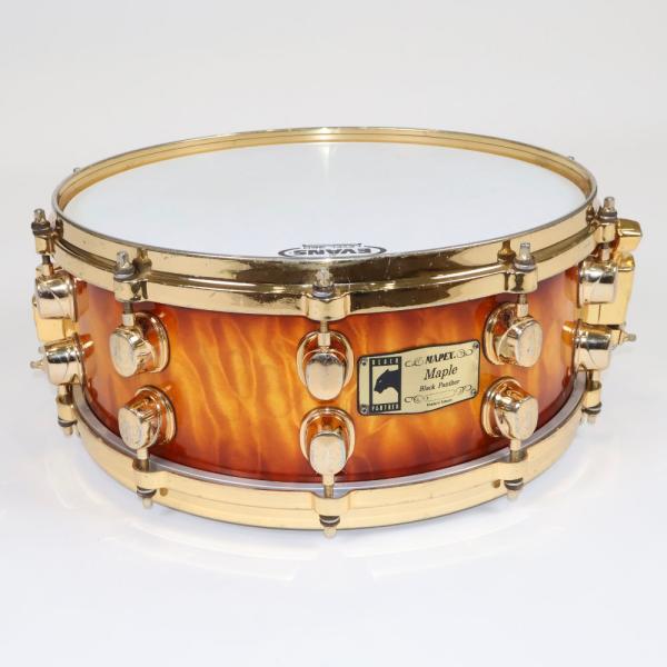 【中古】スネアドラム メイペックス ビヨンドシマノ MAPEX ＆ Beyond Shimano Black Panther Maple Snare 14×5.5  MAPEX ＆ Beyond Shimano Black Panther ...