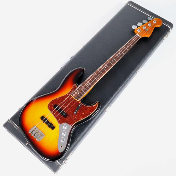 【中古】 エレキベース Fender Custom Shop Haruomi Hosono 66 Jazz Bass Journeyman Relic 3Color Sunburst 2023年製 細野晴臣氏シグネイチャーモデル フェンダー...