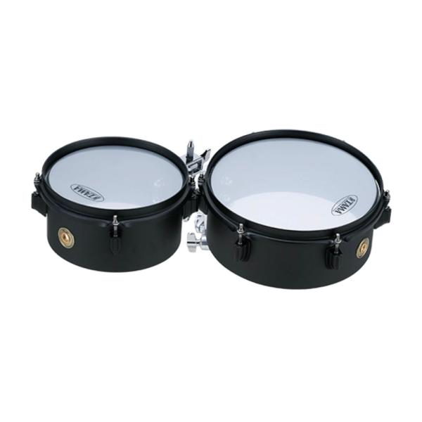 TAMA タマ MT810STBK Black Steel Mini Tymps 8"x4"+10"x4" ティンバレス  Black Steel Mini-Tymps (ブラック・スティール・ミニティンプス)はクラッキーなサウンドが特徴的...