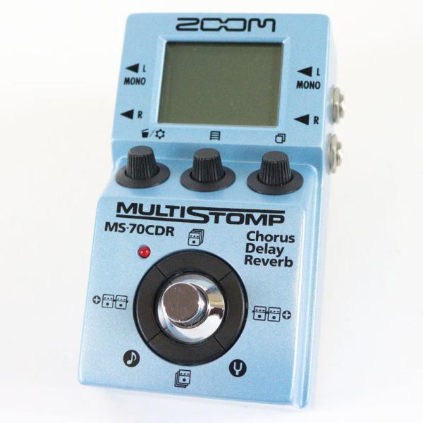【中古】 マルチエフェクター ZOOM MS-70CDR ズーム 空間系マルチエフェクター  ZOOM MS-70CDR の中古品です。  使用感のあるコンディションです。 商品内容：本体のみ  傷やスレ、塗装剥がれがあります。ゴム足が欠品...
