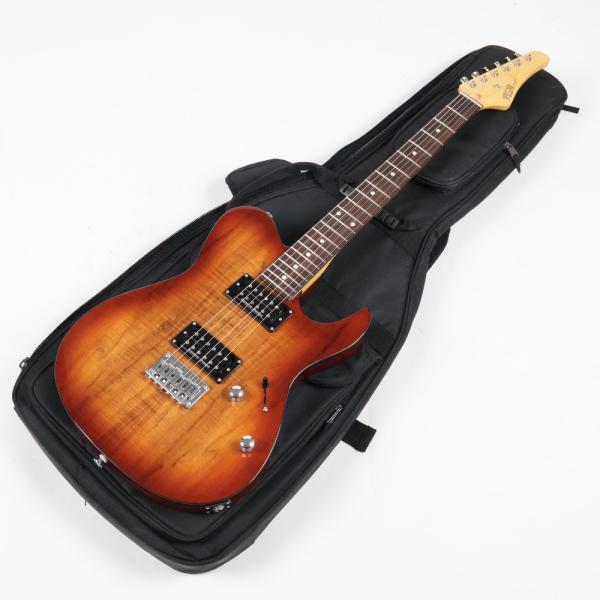 【中古】 エレキギター Fujigen J-Standard ILIAD JIL3-EW2-R KNB（Koa Natural Burst） 2021年製 フジゲン Seymour Duncan JB/59ピックアップ搭載 アカシア（TAI...