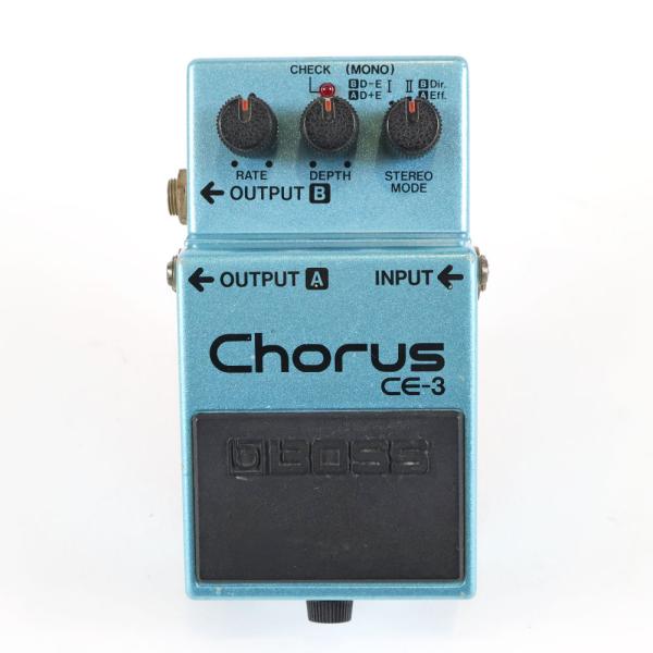 【中古】 コーラス エフェクター BOSS CE-3 Chorus ギターエフェクター  BOSS CE-3 Chorus の中古品です。  使用感のあるコンディションです。 商品内容：本体のみ  傷やスレ、塗装剥がれ、金属部分の錆、取り除...