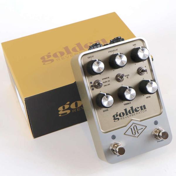 【中古】 Universal Audio UAFX Golden Reverberator ステレオリバーブ ギターエフェクター  Universal Audio UAFX Golden Reverberator の中古品です。  比較的綺...