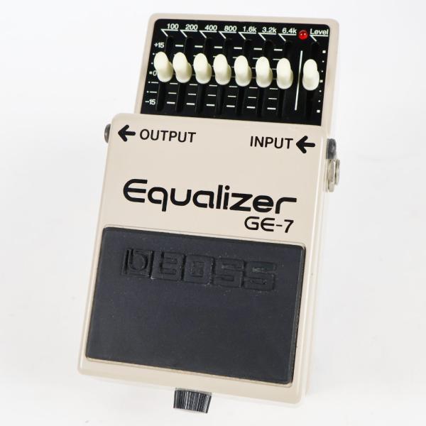 【中古】イコライザー エフェクター BOSS GE-7 Equalizer ギターエフェクター  BOSS GE-7 Equalizer  の中古品です。  使用感のあるコンディションです。 商品内容：本体のみ  傷、塗装剥がれがあり。 電...