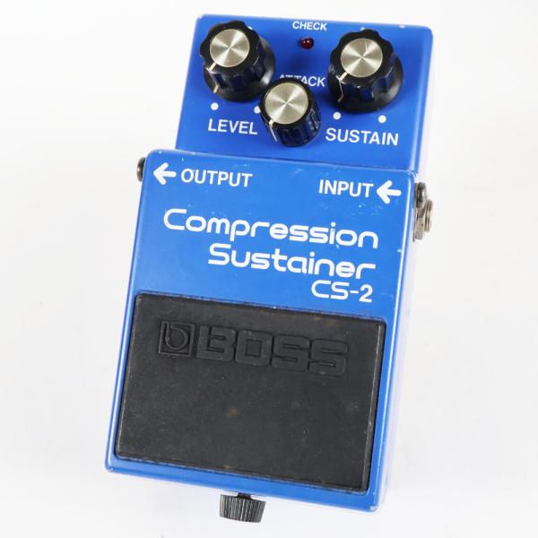 【中古】コンプレッサー エフェクター BOSS CS-2 Compression Sustainer Made in Japan ギターエフェクター  BOSS CS-2 Compression Sustainer Made in Japa...