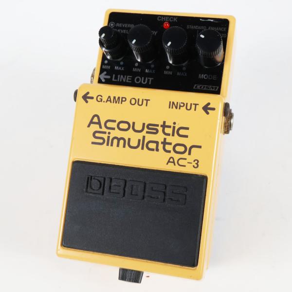 【中古】 アコースティックシミュレーター エフェクター BOSS AC-3 Acoustic Simulator ギターエフェクター  BOSS AC-3 Acoustic Simulator の中古品です。  使用感のあるコンディションで...