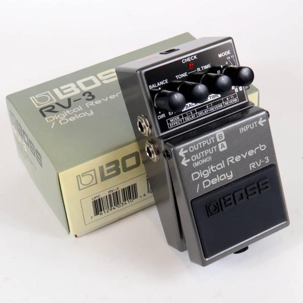 【中古】 デジタルリバーブ ディレイ エフェクター BOSS RV-3 Digital Reverb Delay ボス ギターエフェクター  BOSS RV-3 Digital Reverb Delay の中古品です。  比較的綺麗なコンデ...