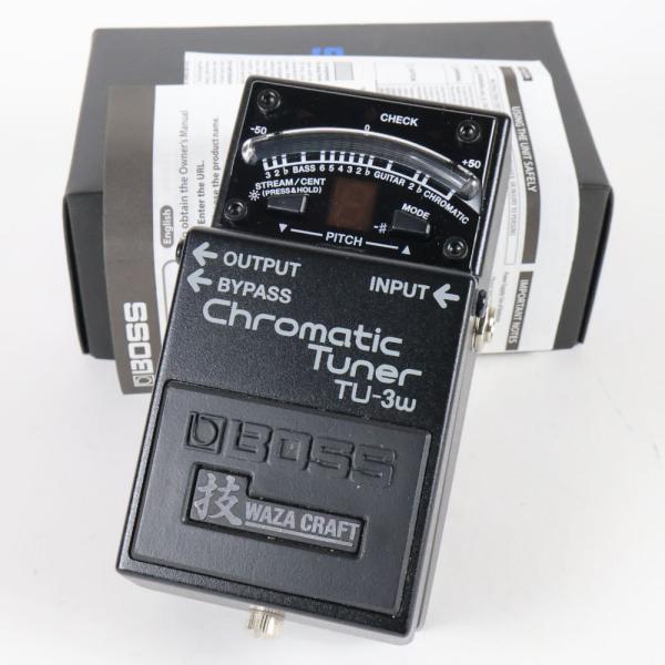 【中古】 BOSS TU-3W Chromatic Tuner WAZA CRAFTシリーズ ギターチューナー  BOSS TU-3W Chromatic Tuner の中古品です。  使用感のあるコンディションです。 商品内容：本体・箱 ...