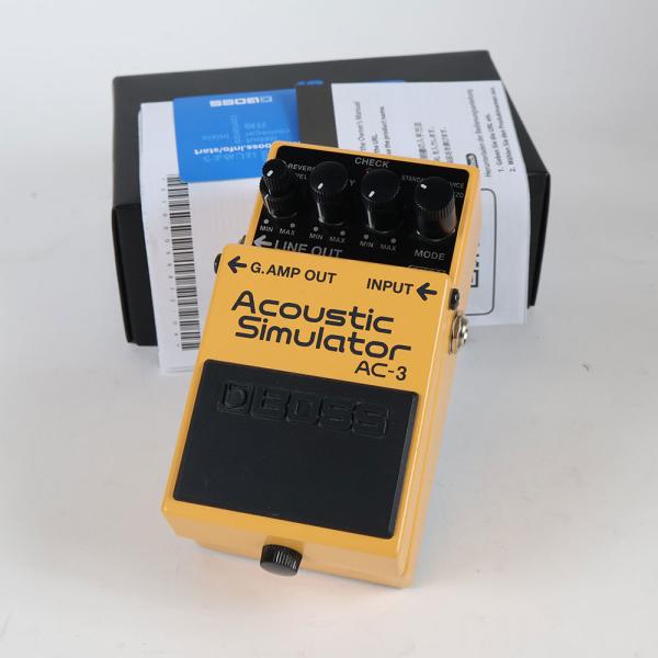 【中古】 アコースティックシミュレーター エフェクター BOSS AC-3 Acoustic Simulator ギターエフェクター  BOSS AC-3 Acoustic Simulator  の中古品です。  比較的綺麗なコンディション...