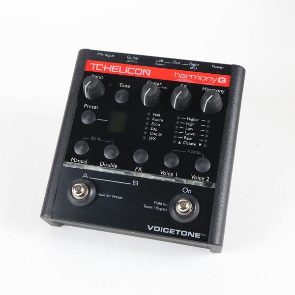 【中古】 ボーカル用エフェクター TC HELICON harmony G  TC HELICON harmony G の中古品です。  使用感のあるコンディションです。 商品内容：本体のみ  多少の傷やスレ、塗装?がれがあります 現在の所...