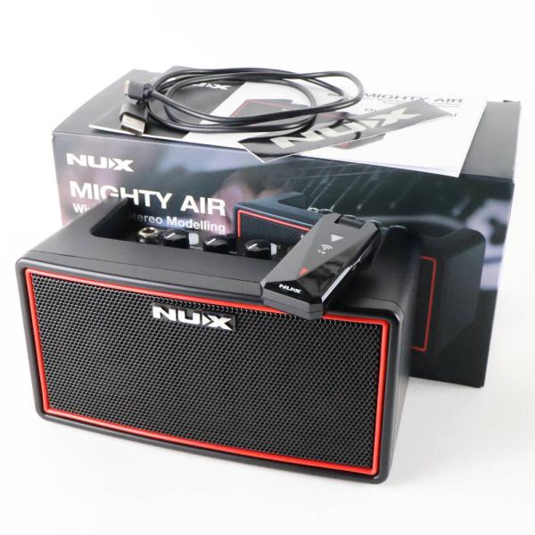 【中古】 小型ギターアンプ NUX ニューエックス Mighty Air ワイヤレス 小型ギターアンプ コンボ  NUX Mighty Air の中古品です。  使用感のあるコンディションです。 商品内容：本体・取扱説明書・箱・USBケーブ...