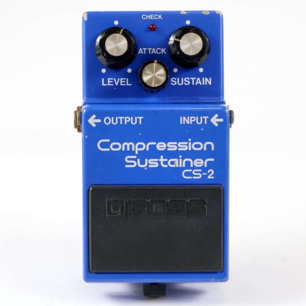 【中古】コンプレッサー エフェクター BOSS CS-2 Compression Sustainer Made in Japan ギターエフェクター  BOSS CS-2 Compression Sustainer Made in Japa...