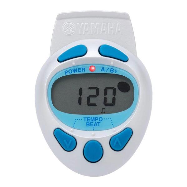 ヤマハ YAMAHA ME-55/BE メトロノーム簡単操作の可愛いクリップ式！ヤマハ 電子メトロノーム ME-55ヤマハ 電子メトロノーム ME-55は、譜面台や衣服に取り付けられるクリップ式。ダイヤル式調節で音量調節が簡単！カラー：ブル...
