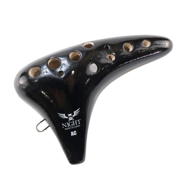 NIGHT ナイト C-ACB アルトC調 オカリナ ブラック NIGHT CLASSIC  ※オカリナの性質上、不良品以外の返品および交換はお受け出来ません。お間違いの無いようご確認の上、ご注文頂きますようお願い致します。  オカリナを始...
