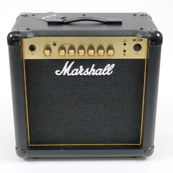 【中古】 MARSHALL MG15R 小型ギターアンプ コンボ  MARSHALL MG15R の中古品です。  使用感のあるコンディションです。 商品内容：本体のみ  本体下部に小さい削れ箇所あり。 現在の所、ガリもなく動作に問題ござい...