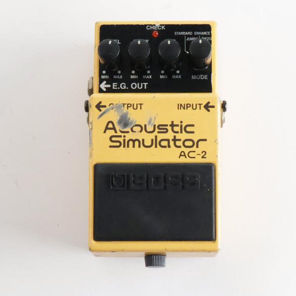 【中古】 アコースティックシミュレーター エフェクター BOSS AC-2 Acoustic Simulator ギターエフェクター  BOSS AC-2 Acoustic Simulator の中古品です。  使用感のあるコンディションで...