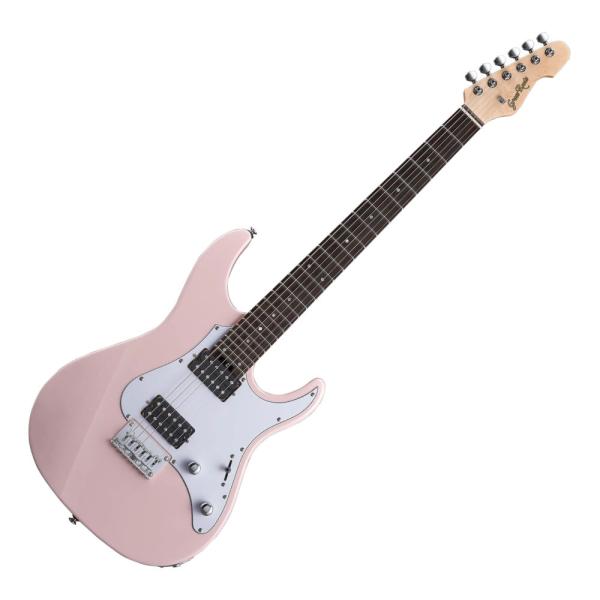 GrassRoots G-SNAPPER-DX Vintage Milky Pink エレキギター。  【SPEC】 BODY：Basswood NECK：Hard Maple FINGERBOARD：Rosewood SCALE：648m...