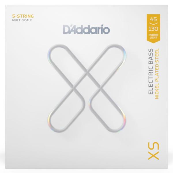 ベース弦 5弦マルチスケールベース用 D'Addario XS Bass XSB45130MS Hybrid Light 5st 045-130 ダダリオ コーティング弦 ファンドフレット用  D'Addario『XS Bass』は、サウン...