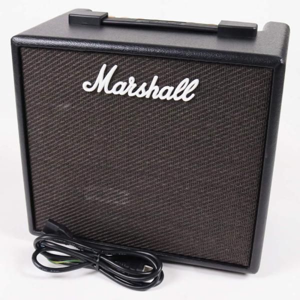 【中古】 マーシャル MARSHALL CODE25 フルモデリング 小型ギターアンプ コンボ  MARSHALL CODE25 の中古品です。  使用感のあるコンディションです。 商品内容：本体・電源コード  クロスの擦り傷があります。ま...