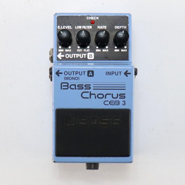【中古】 ベースコーラス エフェクター BOSS CEB-3 Bass Chorus ベースエフェクター  BOSS CEB-3 Bass Chorus の中古品です。  使用感のあるコンディションです。 商品内容：本体のみ  電池交換ネジ...