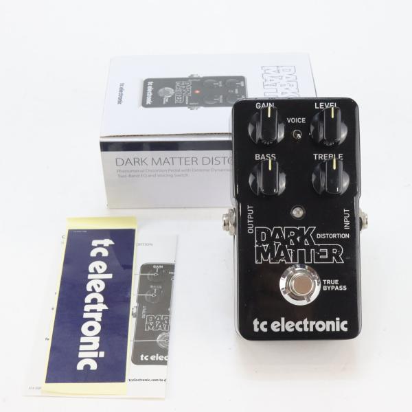 【中古】 ディストーション tc electronic Dark Matter Distortion ギターエフェクター  tc electronic Dark Matter Distortion の中古品です。  使用感のあるコンディショ...