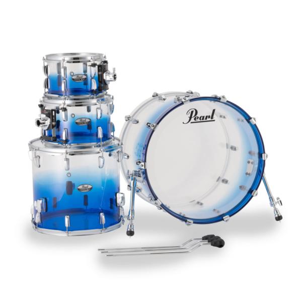 Pearl パール CRB524P/C CRYSTAL BEAT #780 Glacier Fade Acrylic ドラムシェルパック  色彩と透明感が響き合う、限定のフェイドカラー  1973年の登場以来、Crystal Beat（w/...
