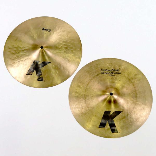 【中古】 ハイハットシンバル ペア ジルジャン ZILDJIAN K Zildjian K HIHAT TOP K Custom Dark HIHAT BOTTOM 14インチ ペア  ZILDJIAN K Zildjian K HIHAT...