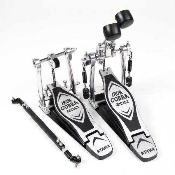 【中古】 ドラムツインペダル タマ TAMA HP200PTW Iron Cobra 200 Twin Pedal Power Glide アイアンコブラ  TAMA HP200PTW Iron Cobra 200 Twin Pedal P...