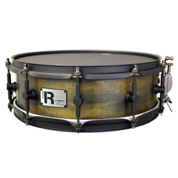 CANOPUS カノウプス Type-R MTR-1450PH-CM 5インチ×14インチ スネアドラム  アタック感を核とするブランドコンセプトのもと、現代のミュージックシーンに求められる「抜け」と「コントロールされた倍音」に着目。 重量...