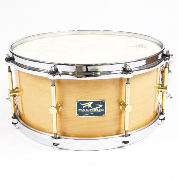 【中古】 スネアドラム カノウプス CANOPUS M-1455 The Maple Snare Drum 14x5.5 メイプルシェル   CANOPUS M-1455 The Maple Snare Drum 14x5.5 の中古品です...
