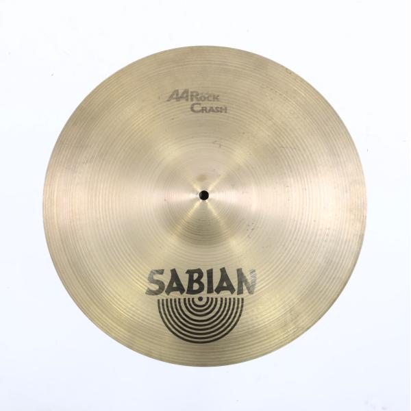 【中古】 クラッシュシンバル セイビアン SABIAN AA ROCK CRASH 18インチ  SABIAN AA ROCK CRASH 18インチ の中古品です。  使用感のあるコンディションです。 商品内容：本体のみ  シンバル本体に...