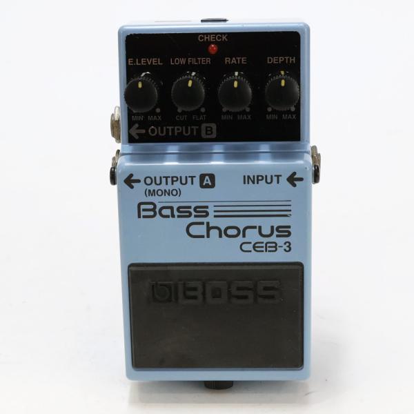【中古】 ベースコーラス エフェクター BOSS CEB-3 Bass Chorus ベースエフェクター  BOSS CEB-3 Bass Chorus の中古品です。  使用感のあるコンディションです。 商品内容：本体のみ  傷やスレ、塗...