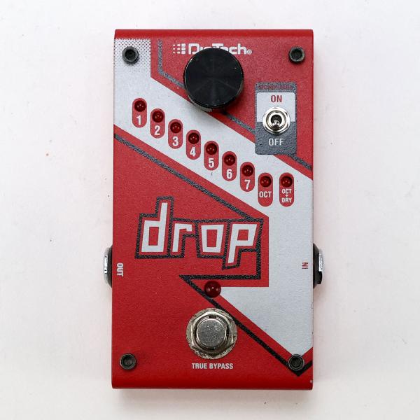 【中古】 ドロップリチューニングエフェクト DIGITECH Drop ギターエフェクター  DIGITECH Drop の中古品です。  使用感のあるコンディションです。 商品内容：本体のみ  多少の傷やスレ、塗装?がれがあります 現在の...