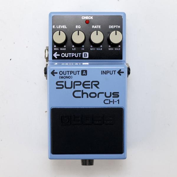 【中古】スーパーコーラス エフェクター BOSS CH-1 Super Chorus ギターエフェクター コーラス  BOSS CH-1 Super Chorus の中古品です。  使用感のあるコンディションです。 商品内容：本体のみ  多...