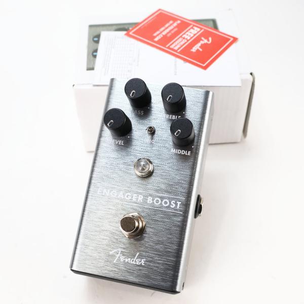【中古】 Fender Engager Boost ブースター ギターエフェクター  Fender Engager Boost の中古品です。  比較的綺麗なコンディションです。 商品内容：本体・箱・取扱説明書（英文）  目立つ大きな傷はな...